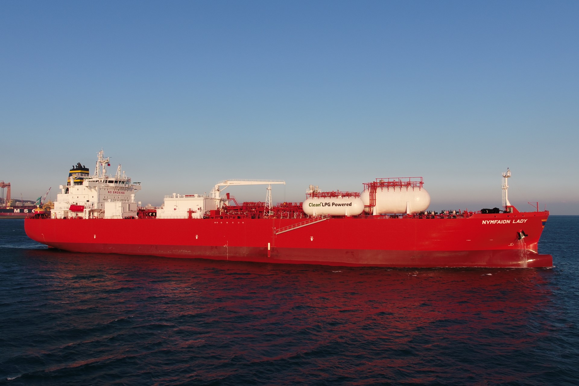 DUAL FUEL LPG/C NYMFAION LADY NEWBUILDING – DELIVERED TO WESTERN ...